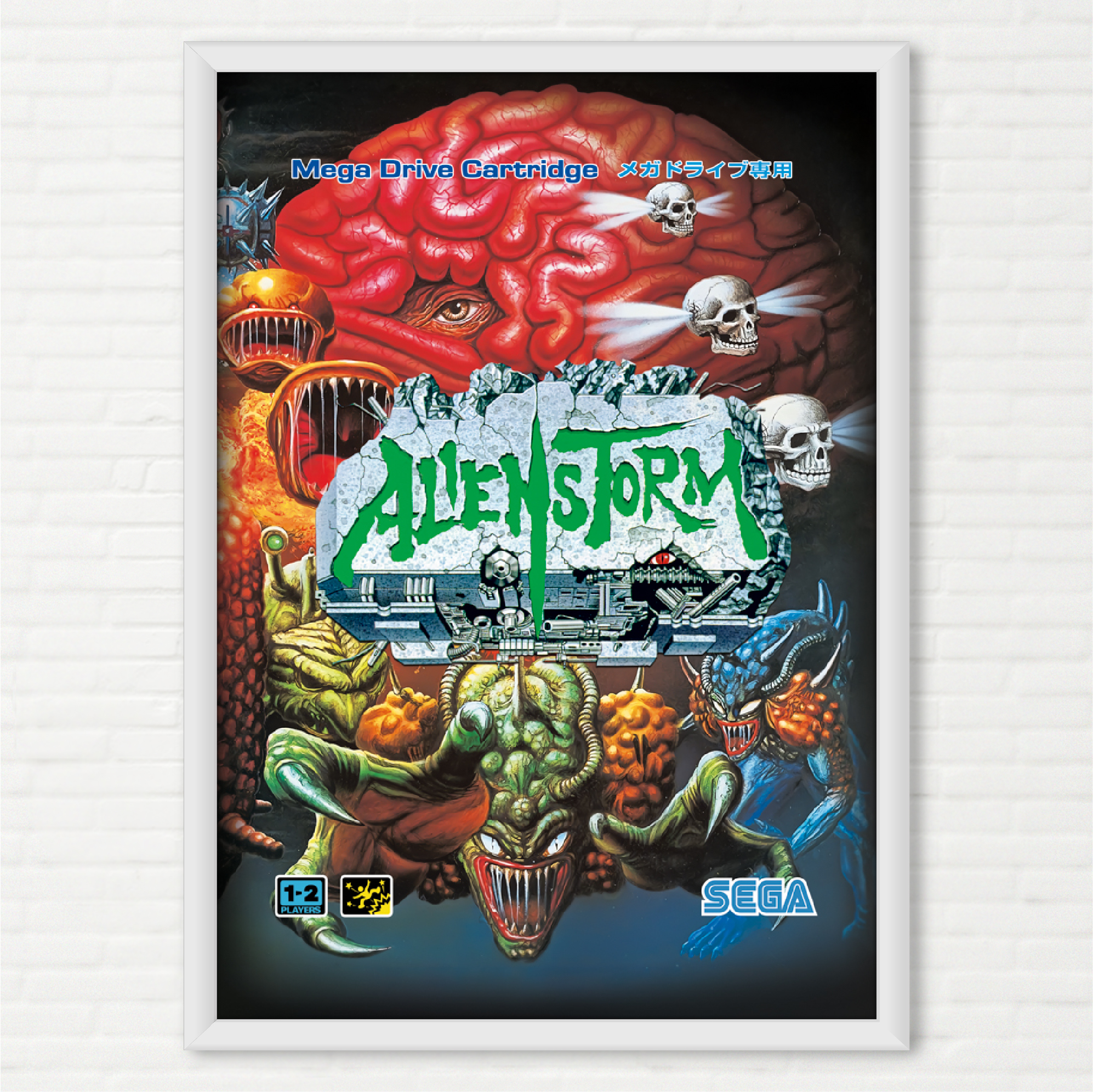 Quadro Capa do Alien Storm - Sega Mega Drive Japonês - Final Frame ...