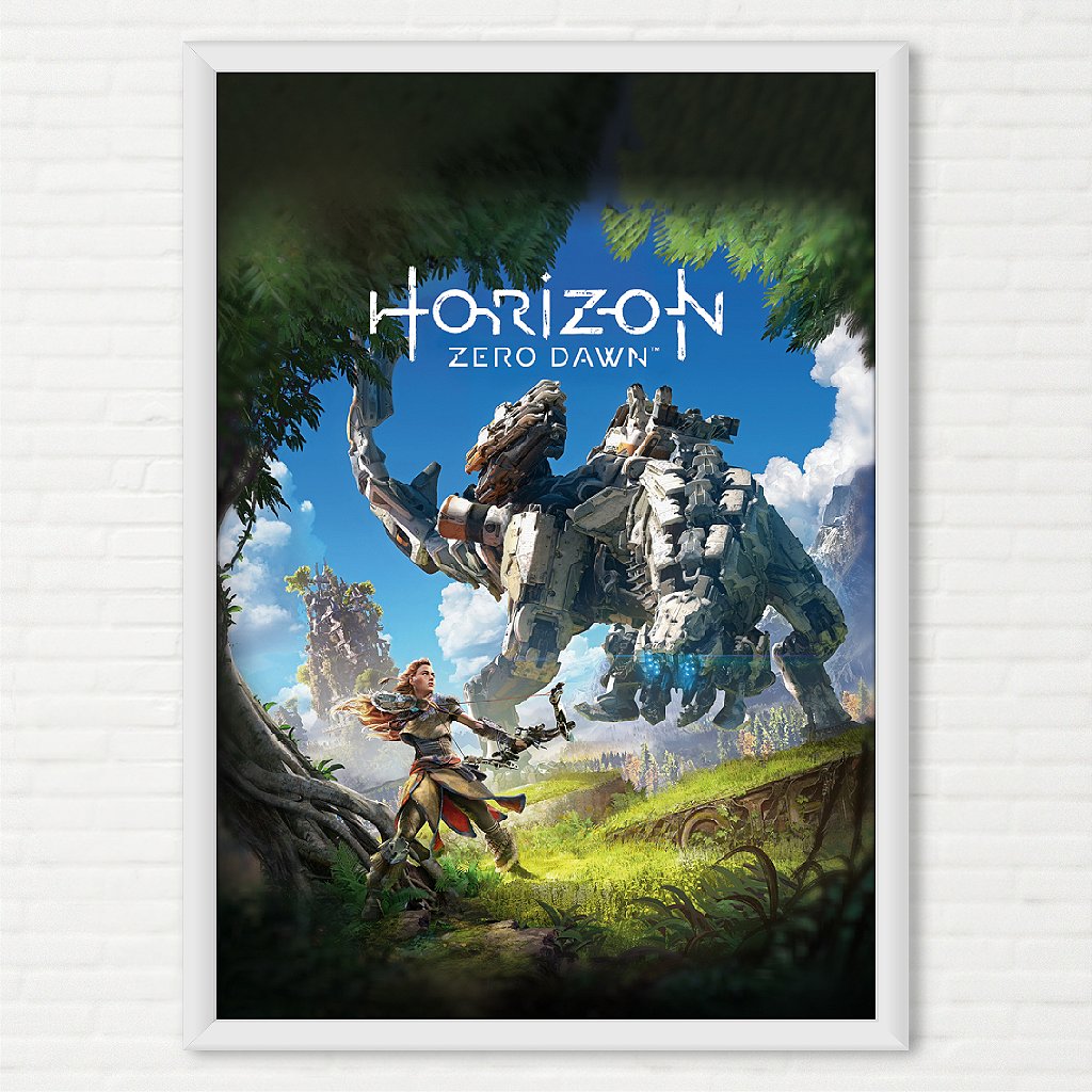 Quadro Horizon Zero Dawn - Pôster Sony Playstation 4 - Final Frame ...