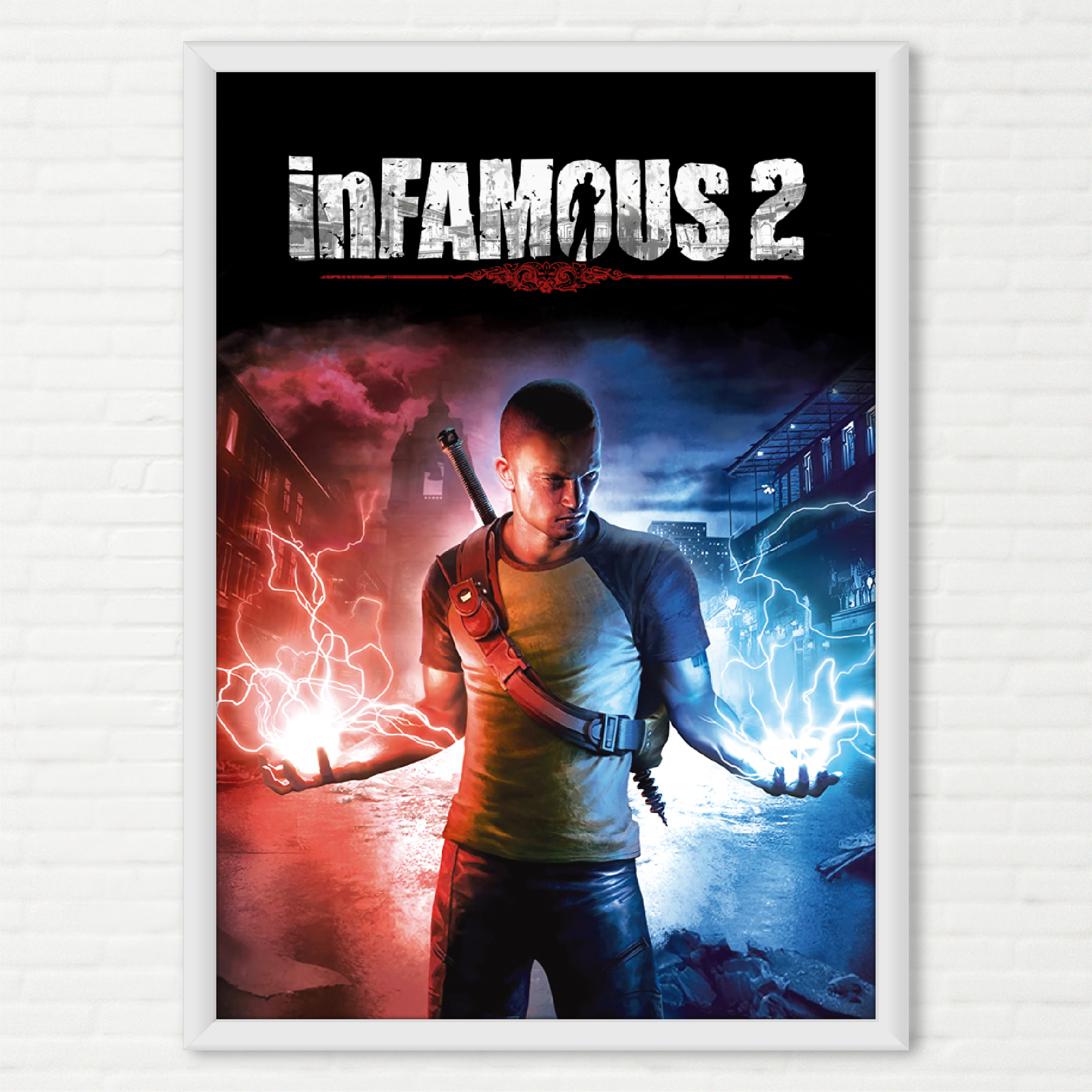 Poster Infamous 2 - Pôster Sony PlayStation 3 - Final Frame Pôsteres ...