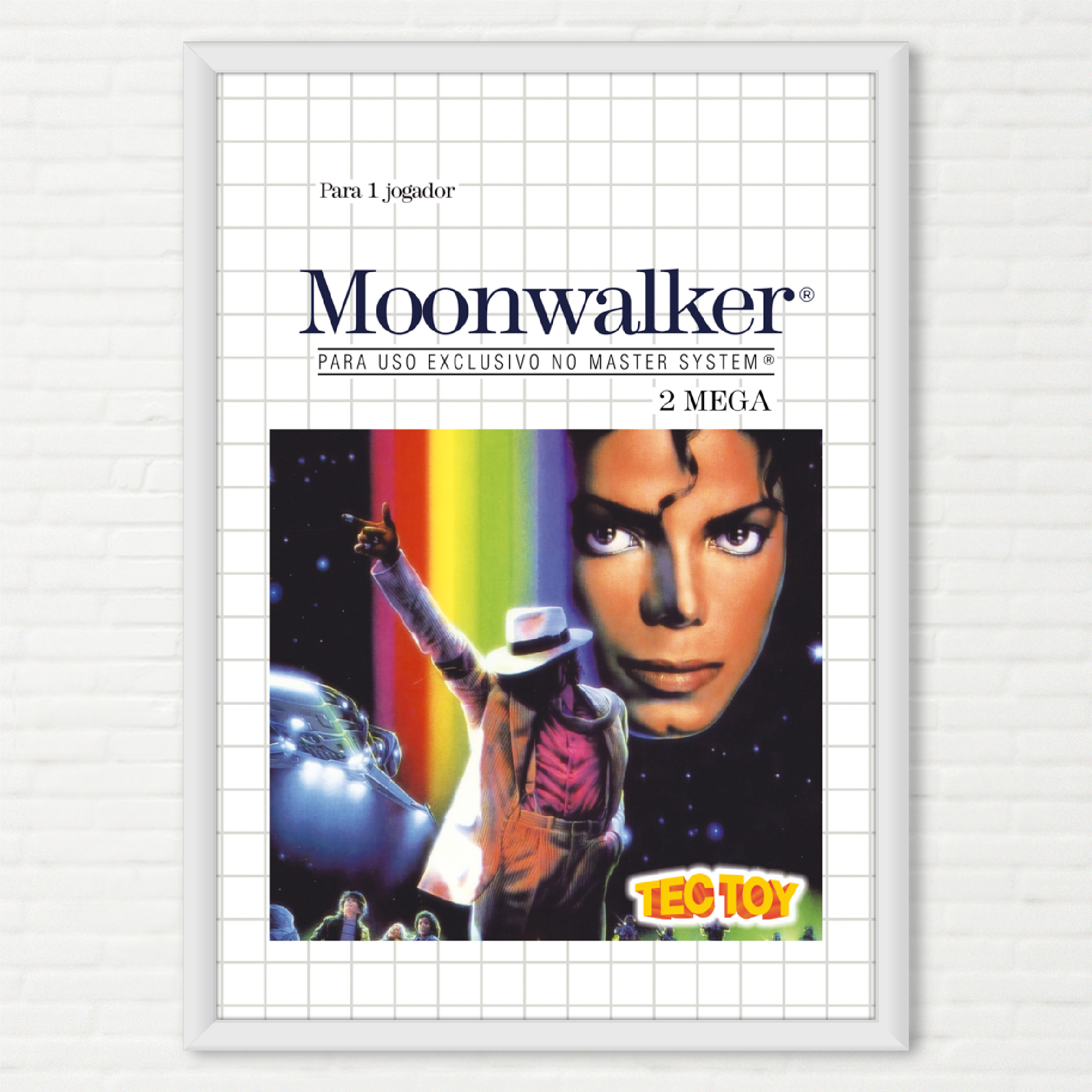 Quadro Capa do Moonwalker - Sega Master System TecToy - Final Frame ...