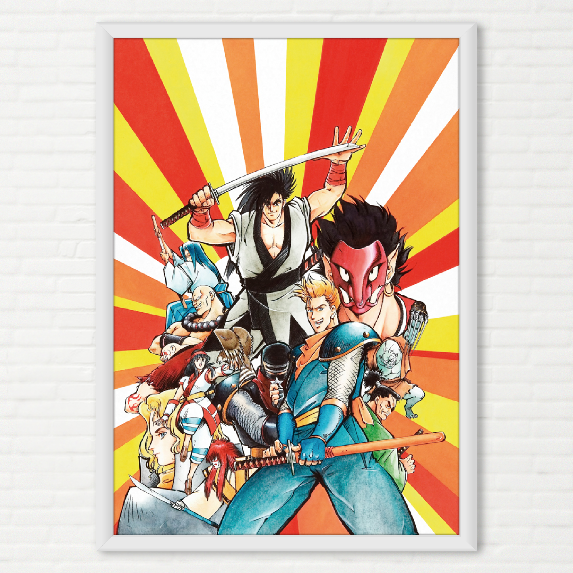 Quadro Samurai Spirits (Samurai Shodown) Arte - Pôster Arcade SNK ...
