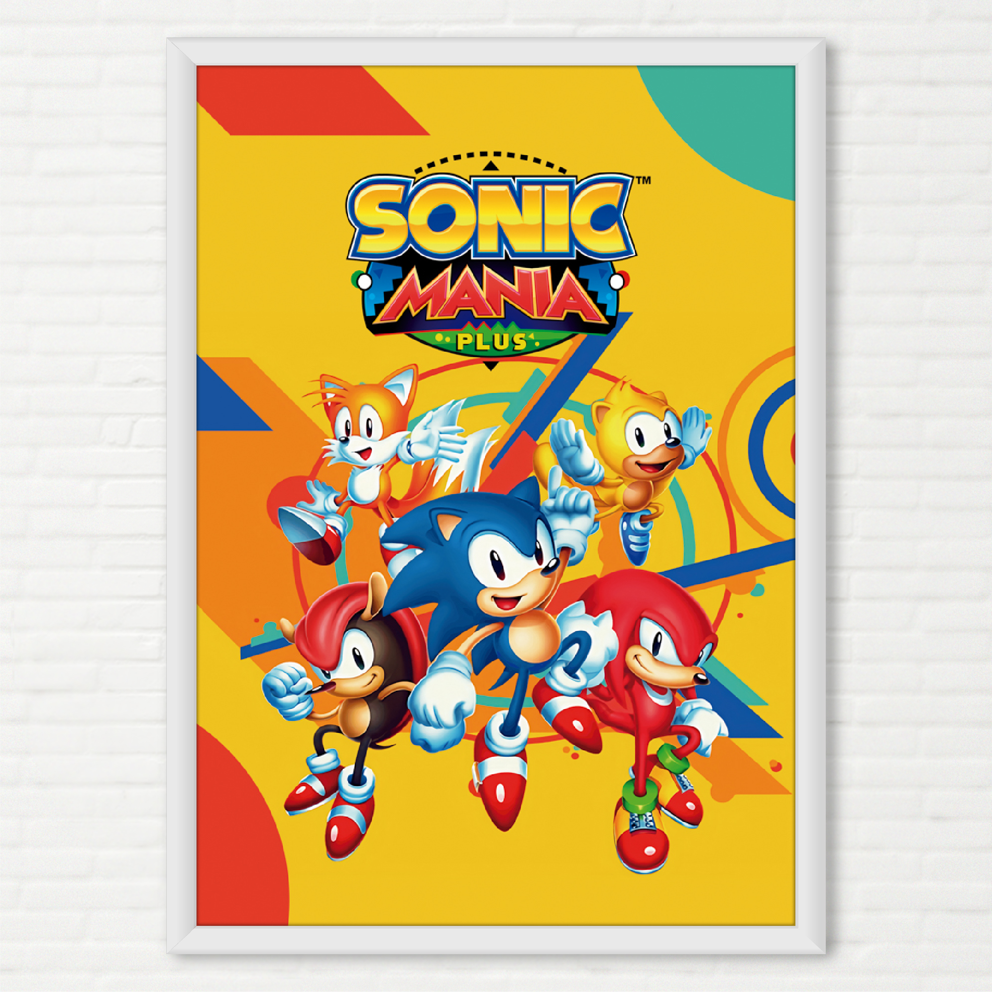 Quadro Sonic Mania Plus - Pôster - Final Frame Quadros Decorativos