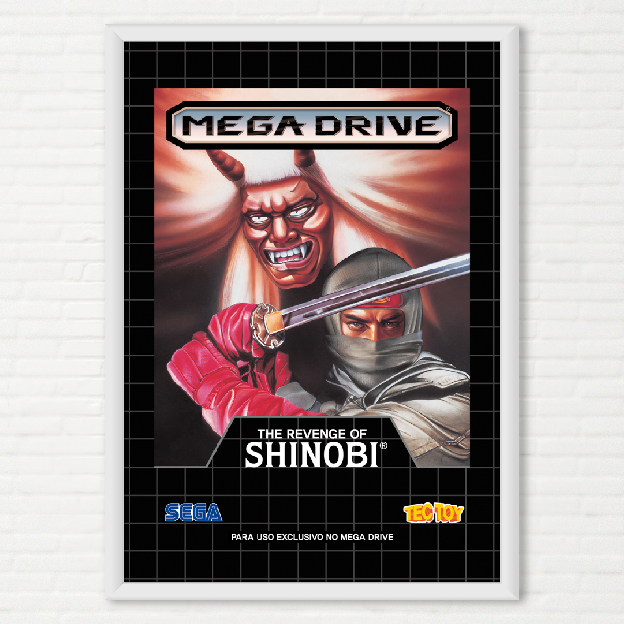Quadro Capa do The Revenge of Shinobi - Sega Mega Drive TecToy - Final ...