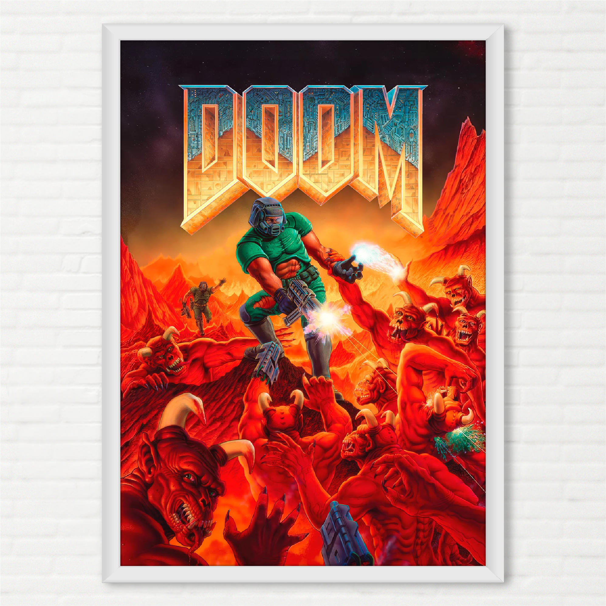 Quadro Doom 1991 Pôster - PC - Final Frame Quadros Decorativos