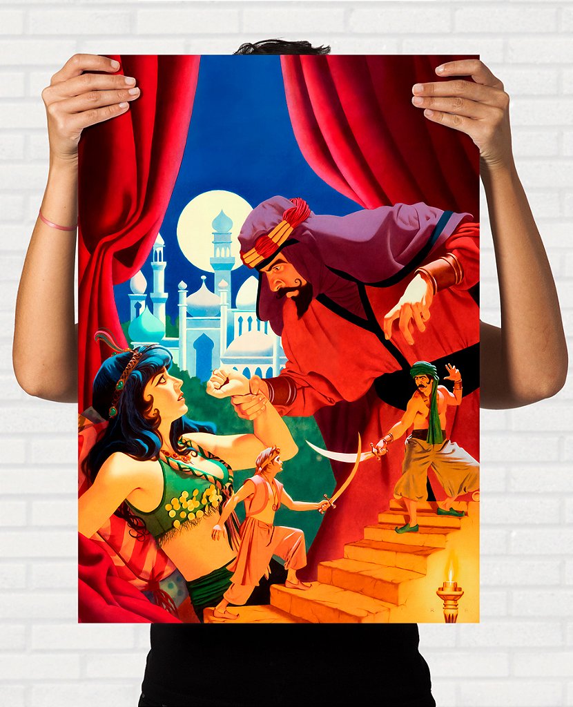 Quadro Prince of Persia 1989 Pôster - PC - Final Frame Quadros Decorativos