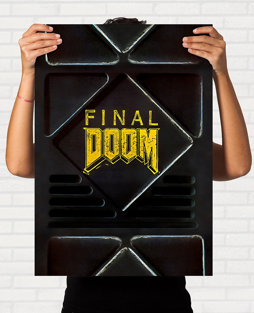 Quadro Final Doom Pôster - PC - Final Frame Quadros Decorativos