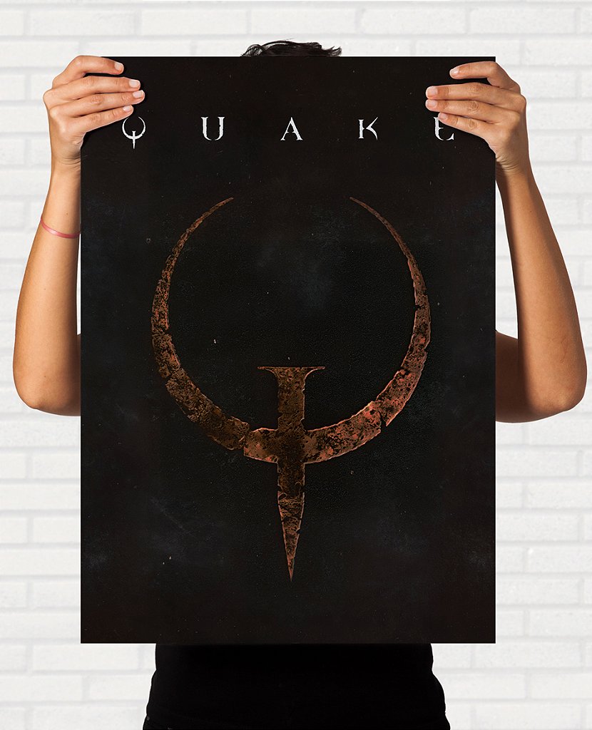 Quadro Quake Pôster - PC - Final Frame Quadros Decorativos