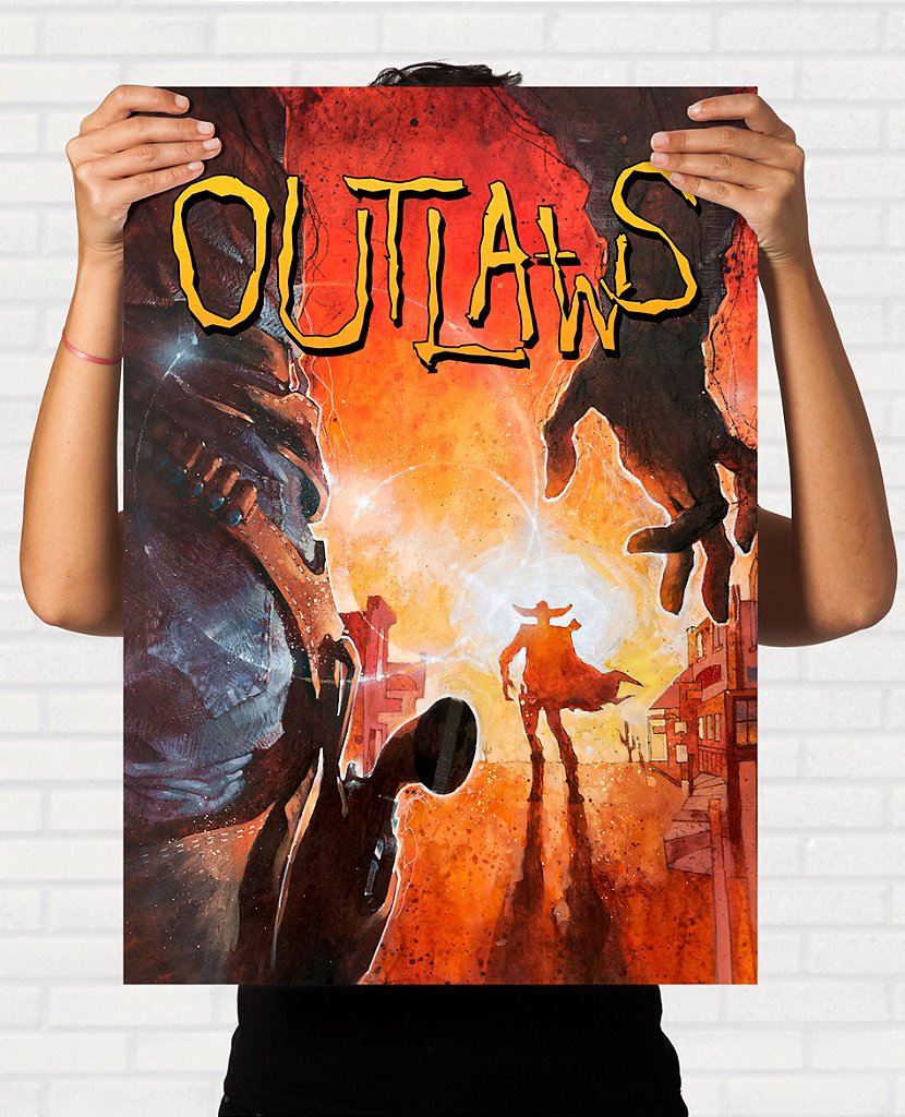 Quadro Outlaws Pôster - PC - Final Frame Quadros Decorativos