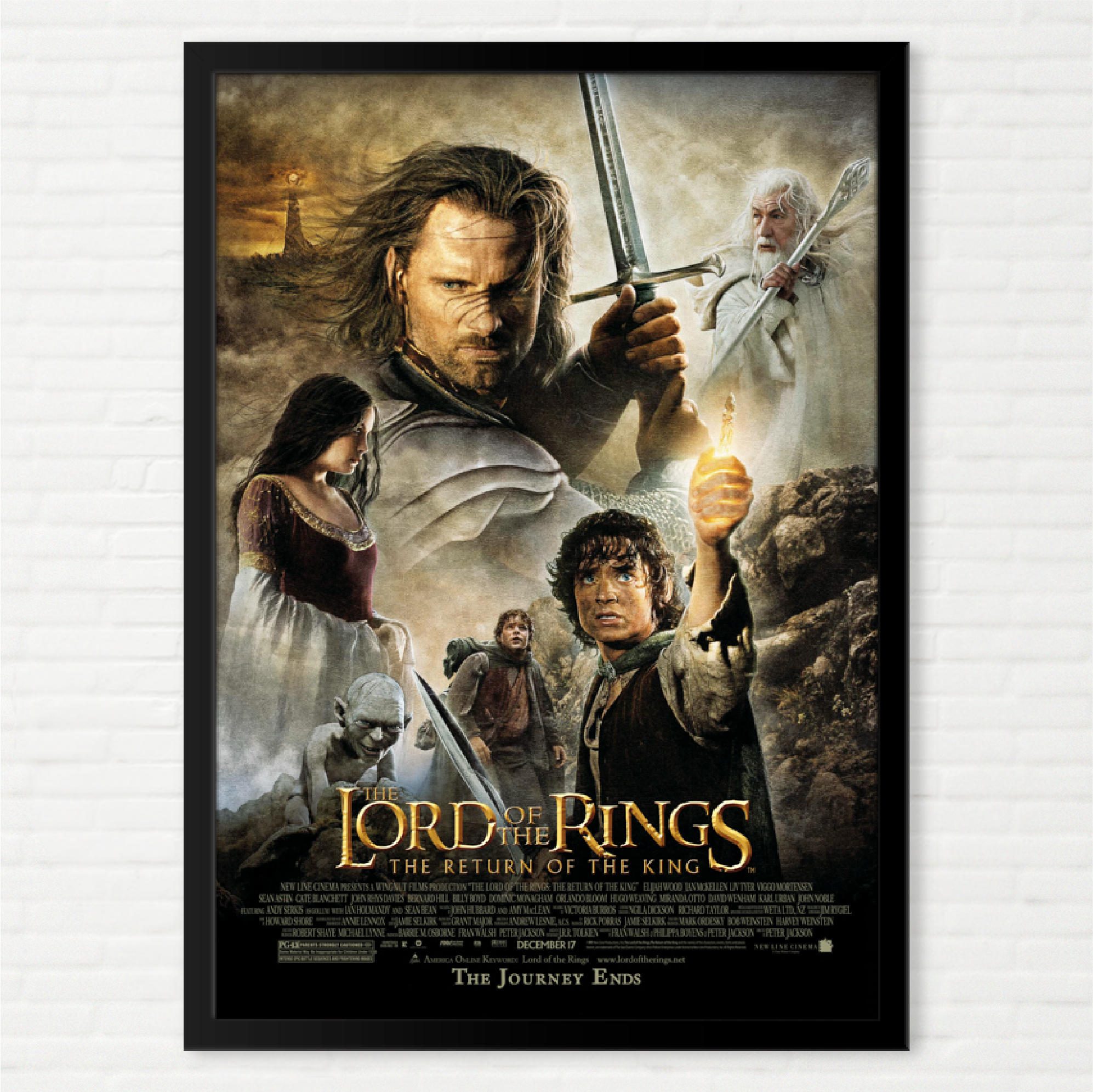 Poster O Senhor dos Anéis - O Retorno do Rei - Final Frame Pôsteres ...