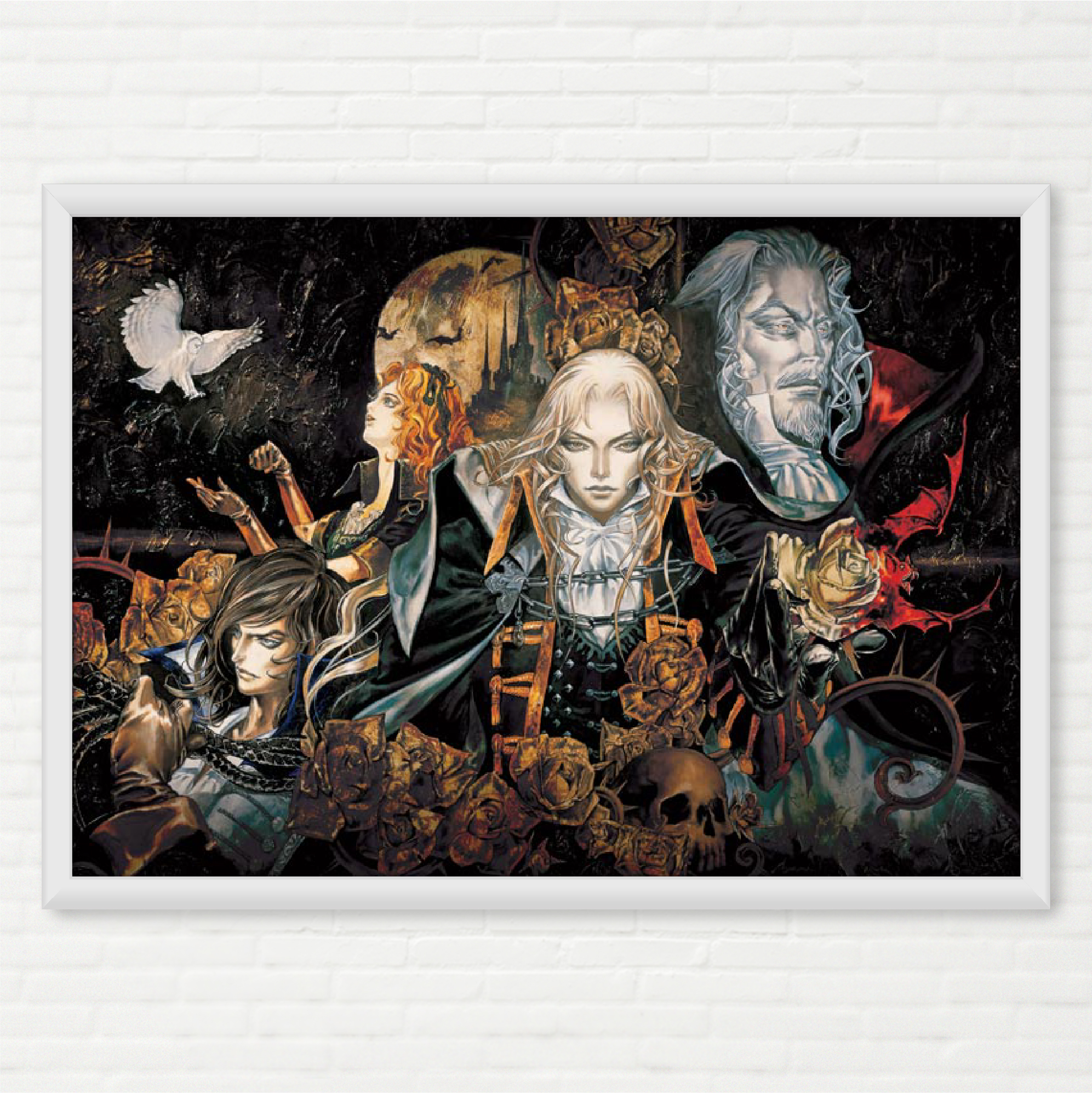 Quadro Castlevania Symphony of the Night Ayami Kojima - Final Frame Quadros Decorativos