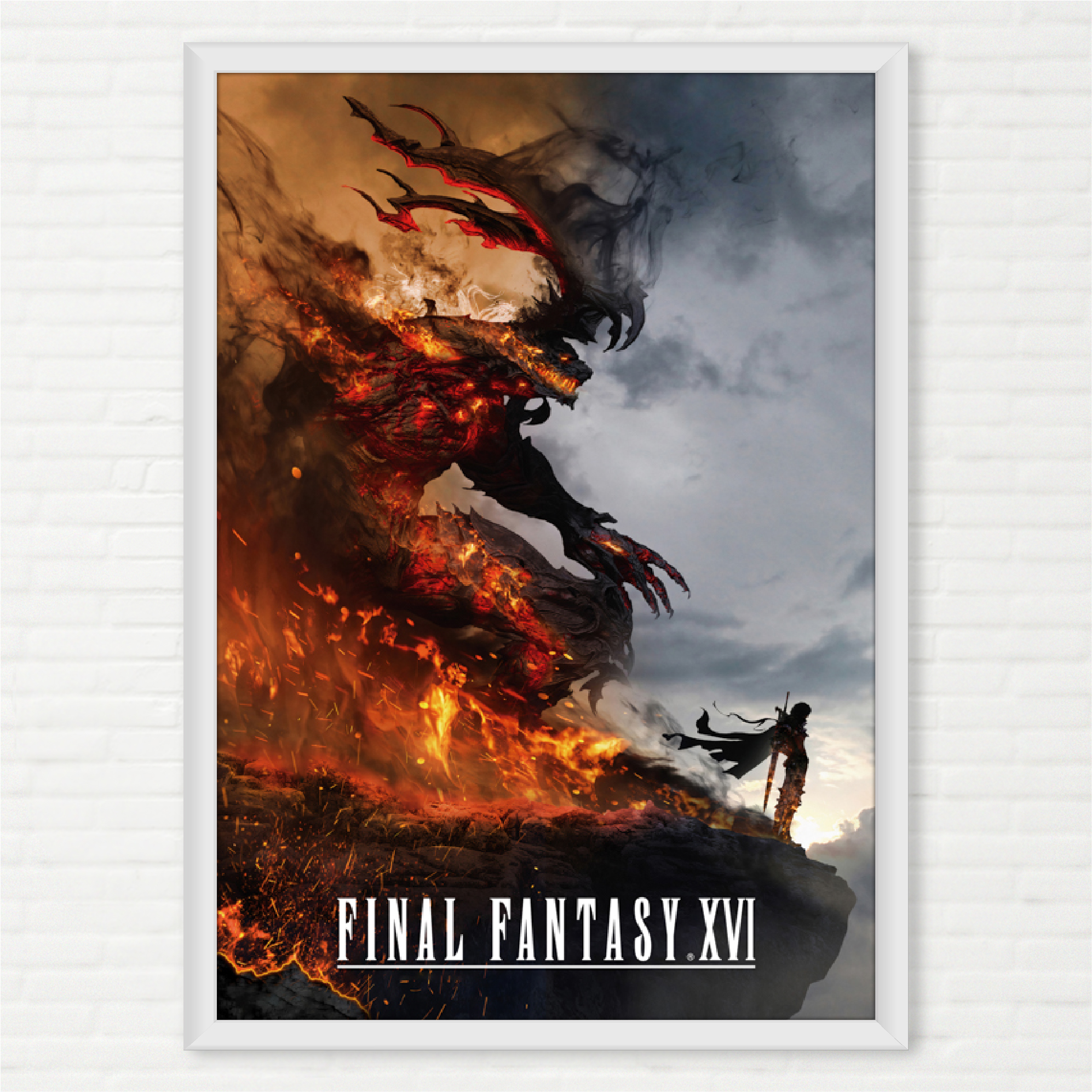 Quadro Final Fantasy XVI Arte Pôster - Final Frame Quadros Decorativos