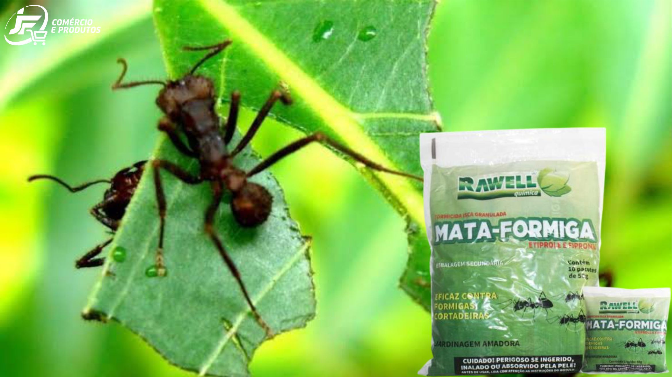 Mata-Formiga Formicida Isca Granulada 10x50g - Rawell Química - JF ...