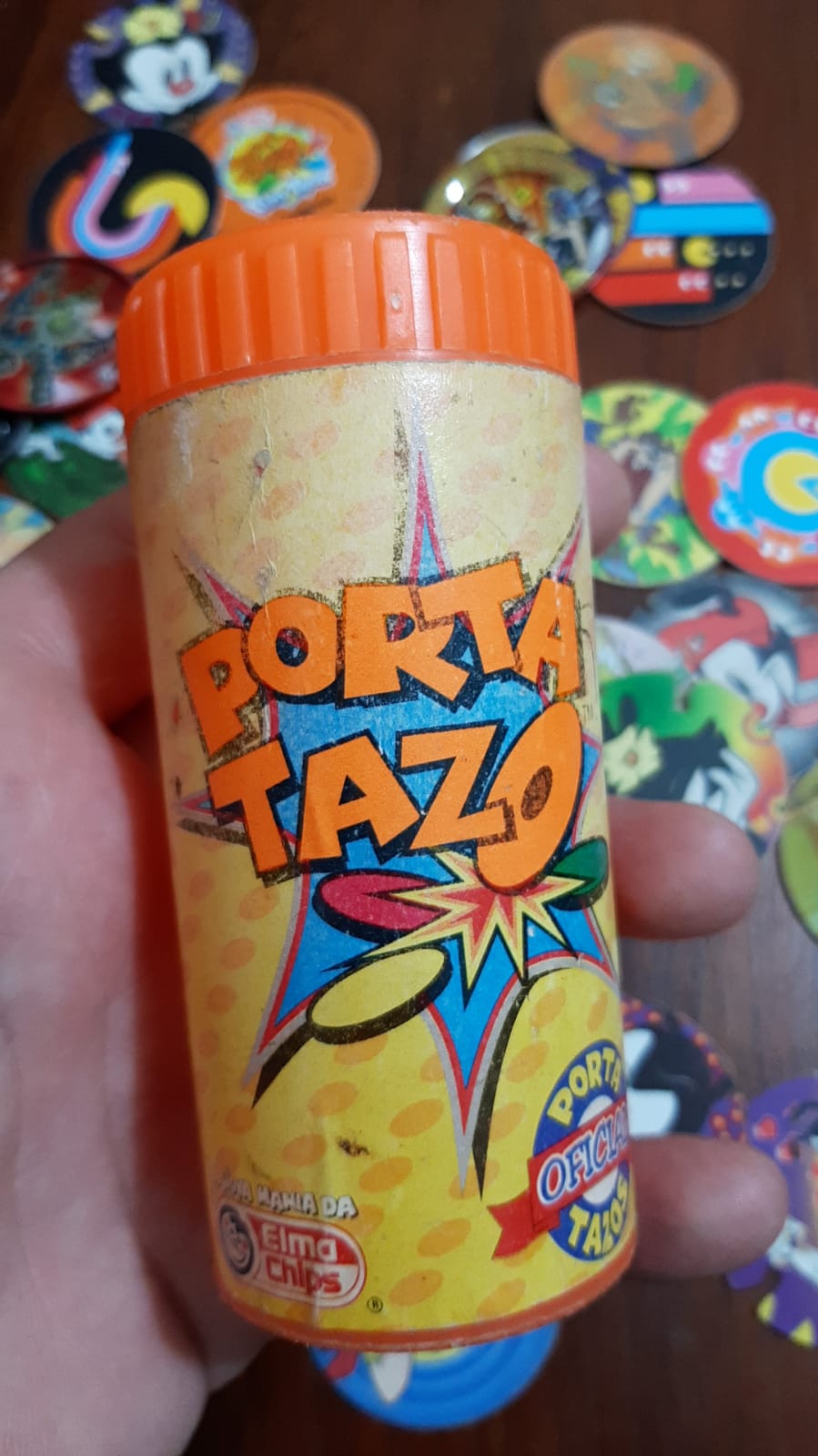 Tazos, coleção tazos, porta tazos, tazos, porta tazo elma chips ...