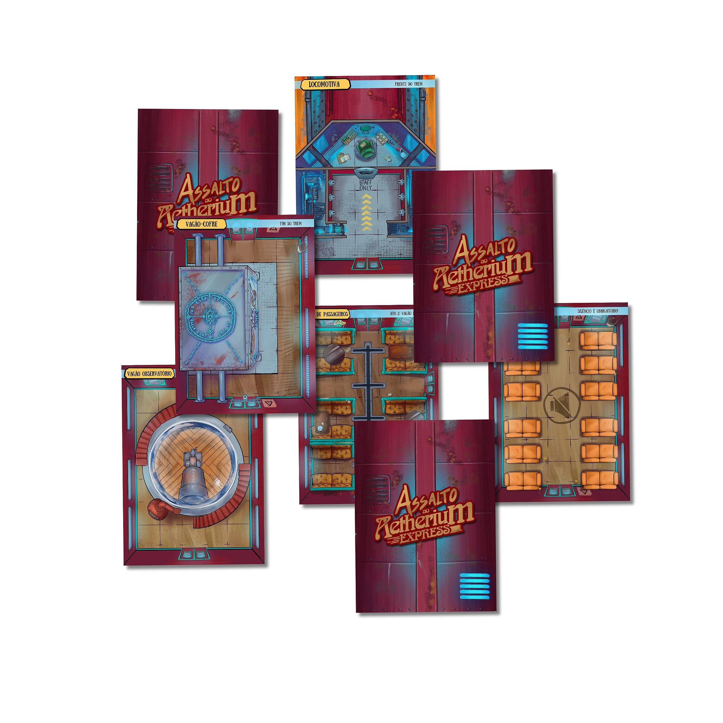 Assalto ao Aetherium Express - Caramelo Jogos