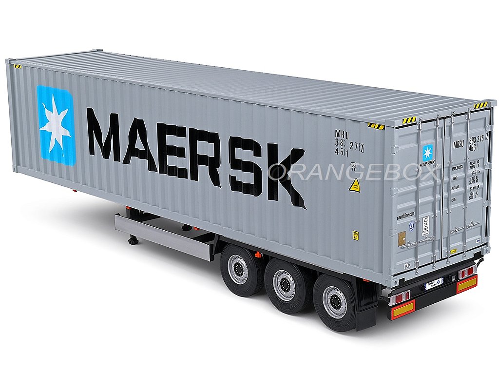 Container Trailer MAERSK 1:24 Solido - Miniaturas Colecionáveis