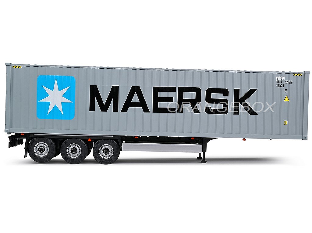 Container Trailer MAERSK 1:24 Solido - Miniaturas Colecionáveis