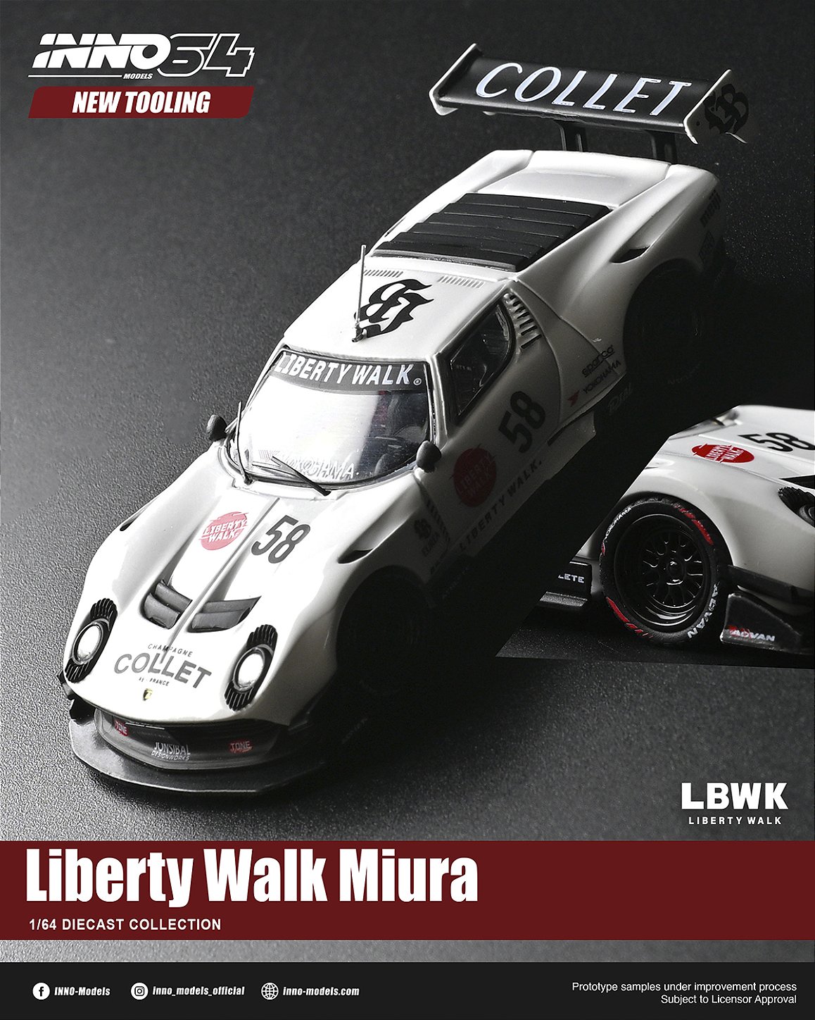 PRÉ-ORDER *** LB-Silhouette WORKS Miura GT 1:64 INNO64 - Atacado de ...