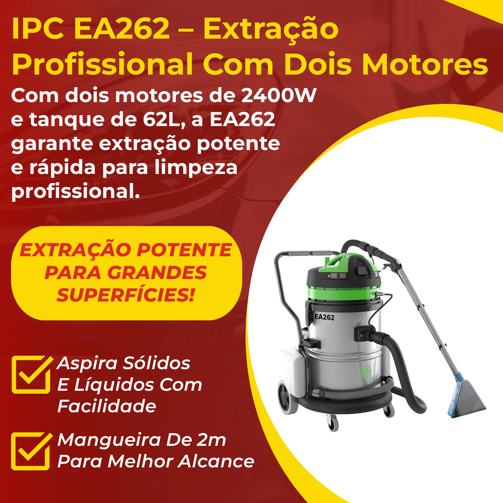 Extratora IPC EA262 EXT220V 62L | Potência e Eficiência Profissional ...