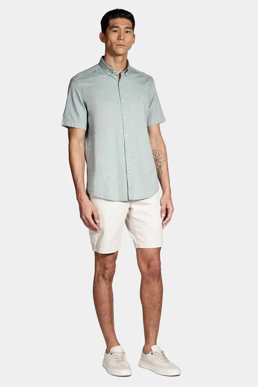 Camisa Aramis Manga Curta Move Slim Oxford Button Down - Garbanne ...