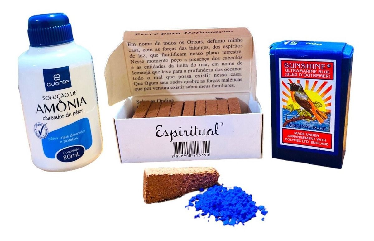 Kit Limpeza Espiritual Anil Defumador Espitirual E Amonia - Loja Salve ...