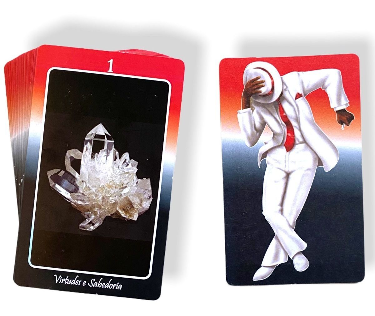 Baralho Tarô Malandro Zé Pilintra 36 Cartas C/ Manual - Loja Salve Jorge Guerreiro - Artigos ...