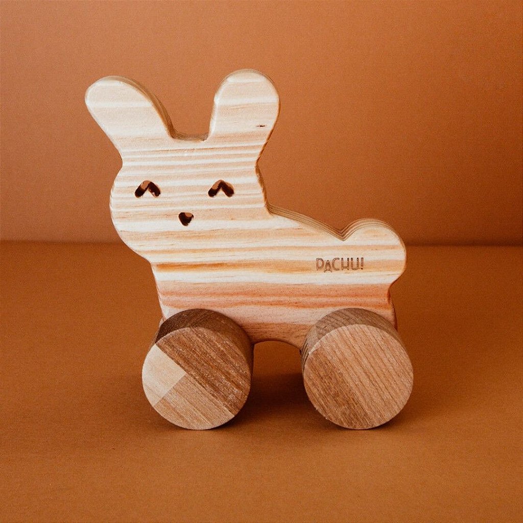 Carrinho Coelho BENTO de Madeira - Pachu Design - Casa do Brinquedo ...