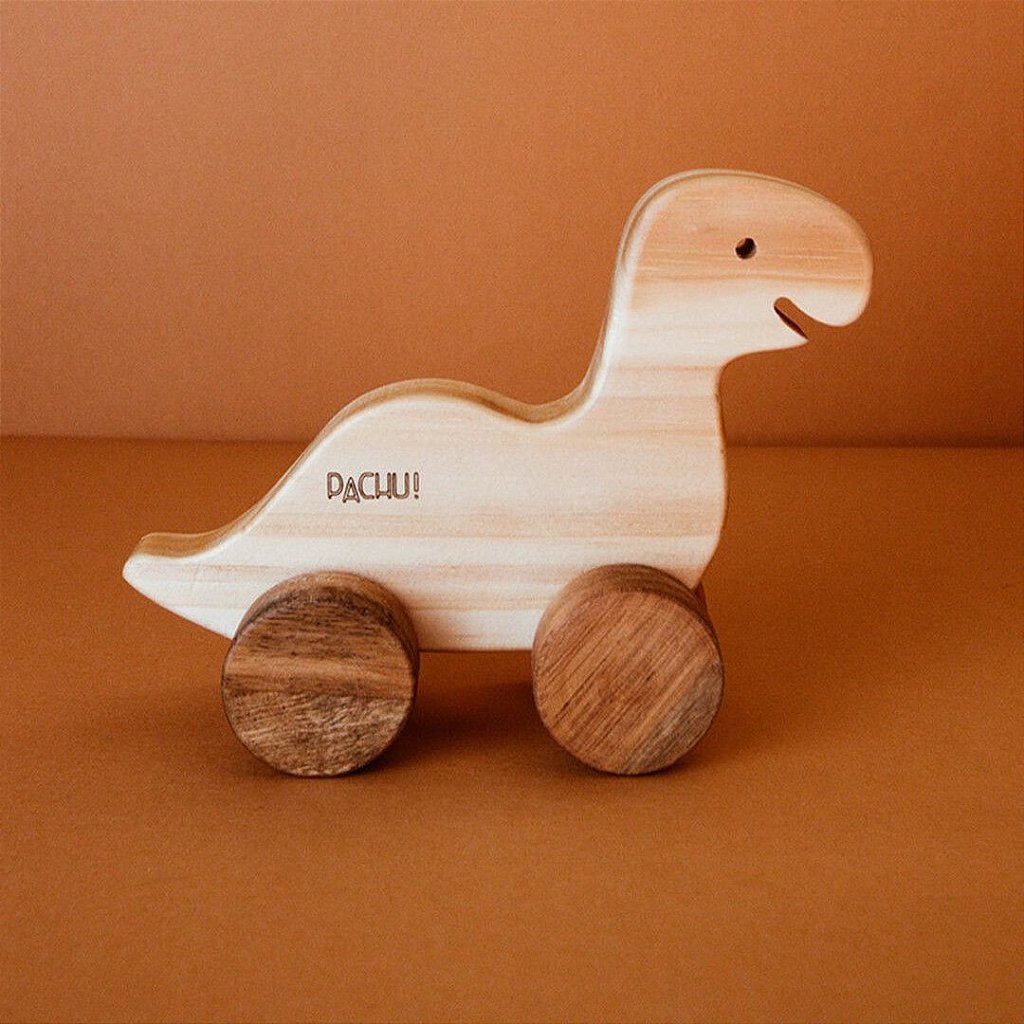 Carrinho Dinossauro DINO de Madeira - Pachu Design - Casa do Brinquedo ...
