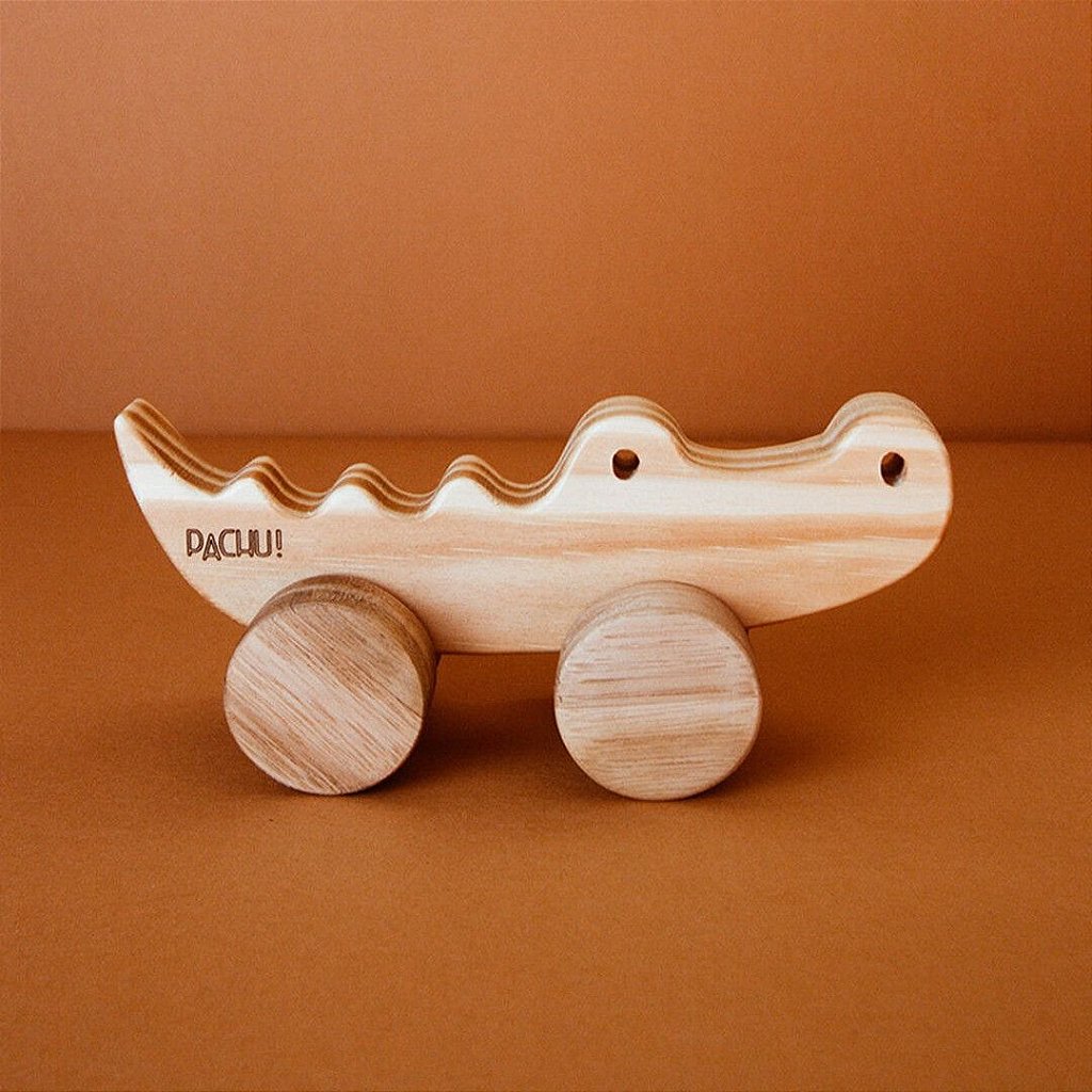 Carrinho Jacaré JACK de Madeira - Pachu Design - Casa do Brinquedo ...