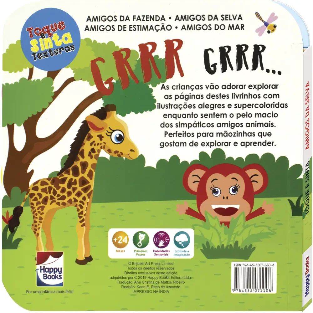 Livro Toque e Sinta as Texturas: GRRR-GRRR! - Happy Books - Casa do ...