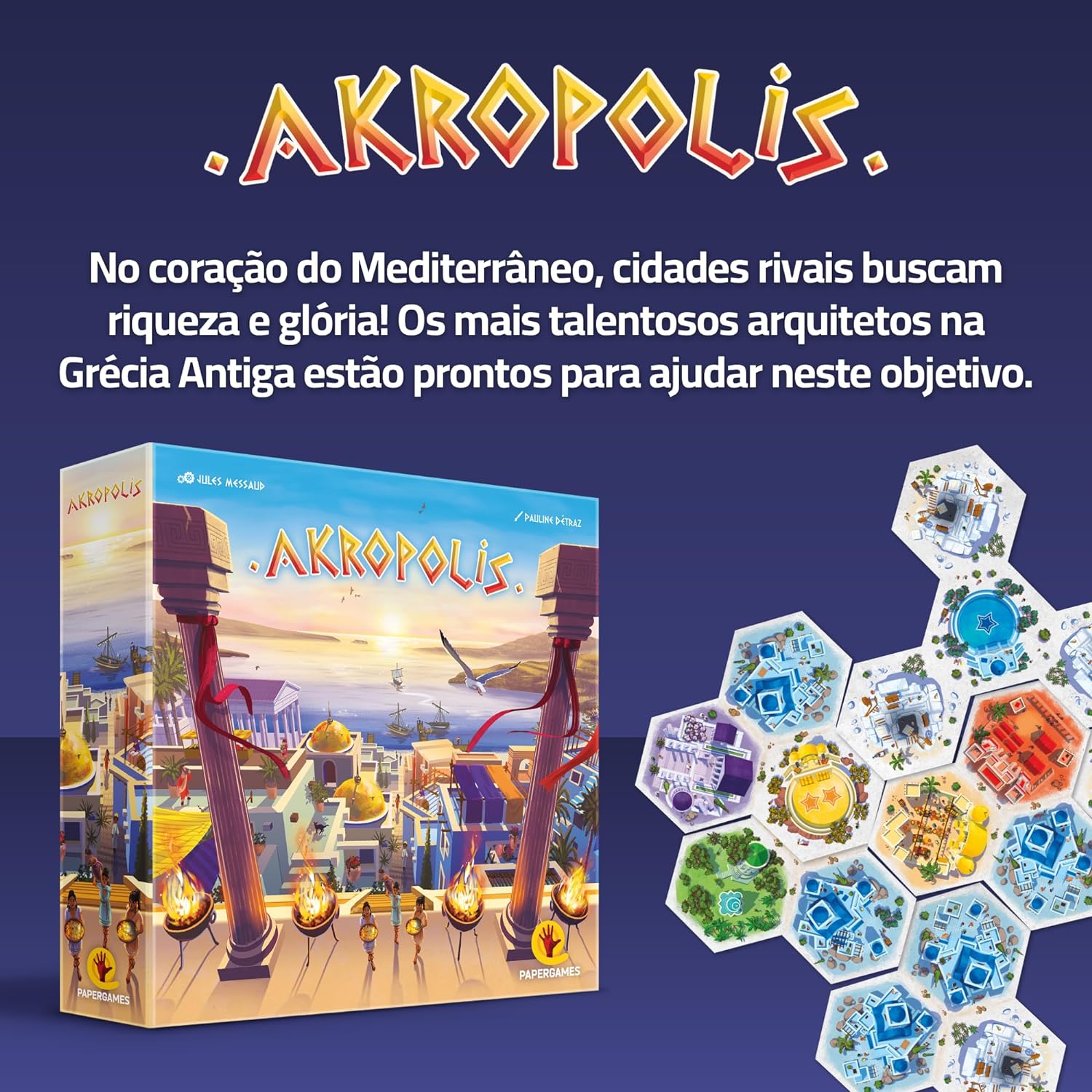 Akropolis - Construa sua Cidade na Grécia Antiga! PaperGames - Casa do Brinquedo ® Melhores ...