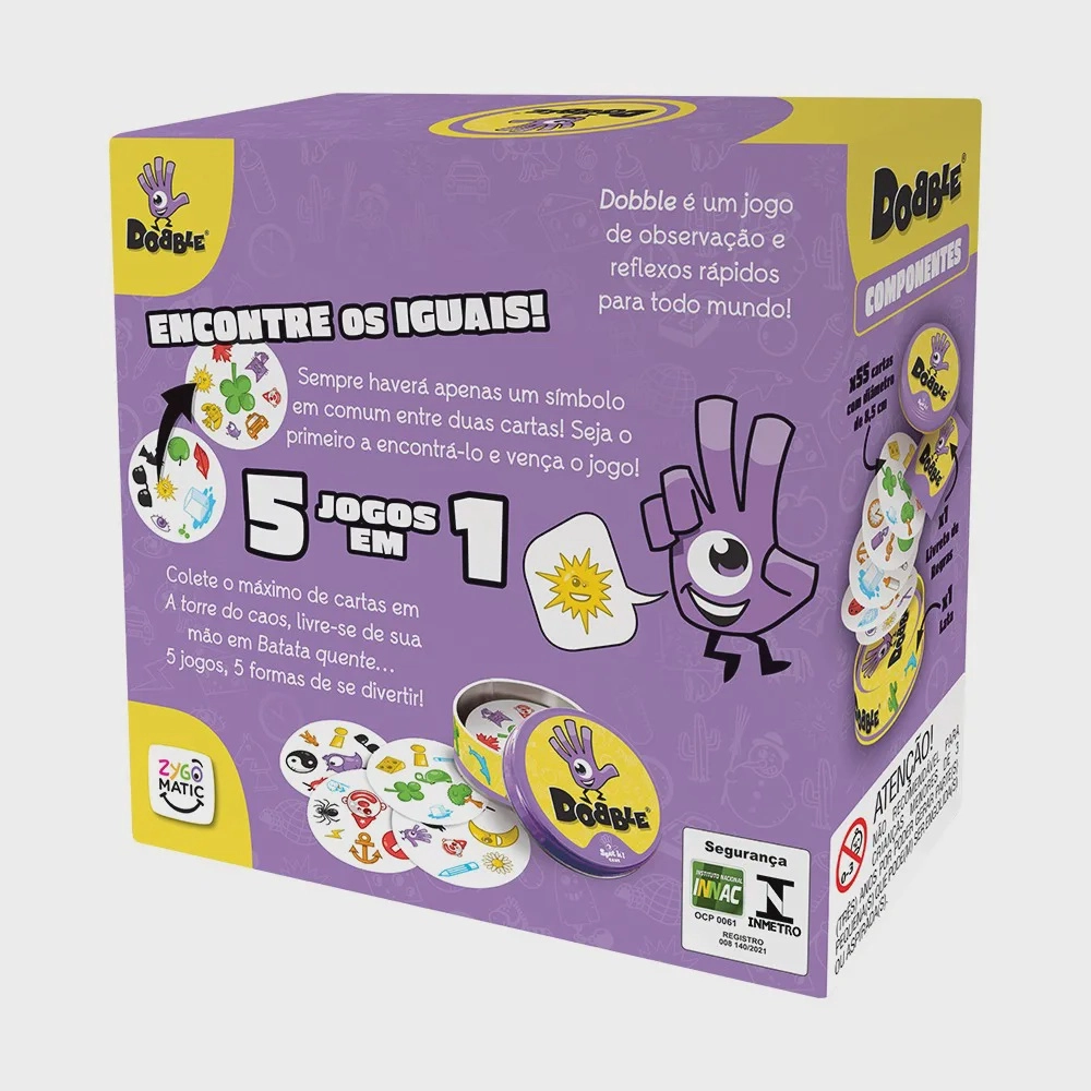 Dobble: O Jogo de Cartas Frenético da Galápagos - Diversão sem Limites ...