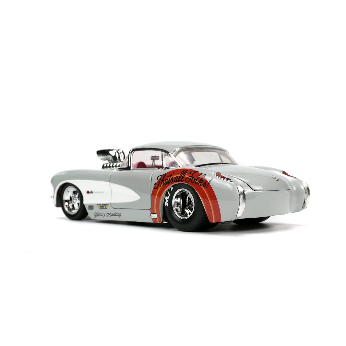 Miniatura Chevrolet Corvette 1957 Looney Tunes com Boneco Pernalonga ...