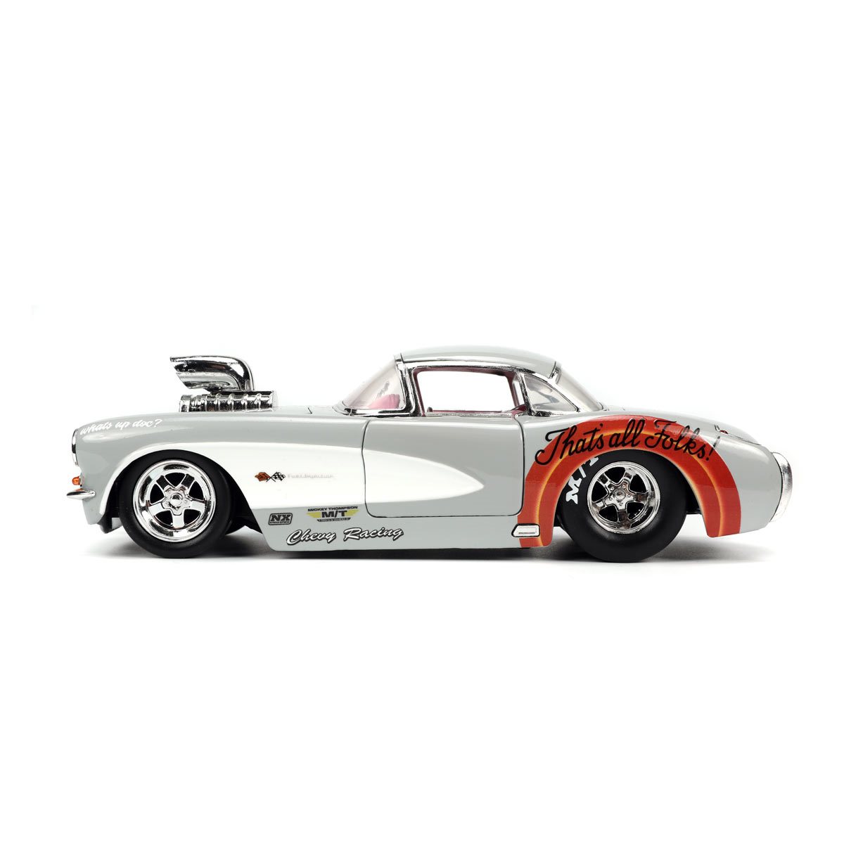 Miniatura Chevrolet Corvette 1957 Looney Tunes com Boneco Pernalonga ...