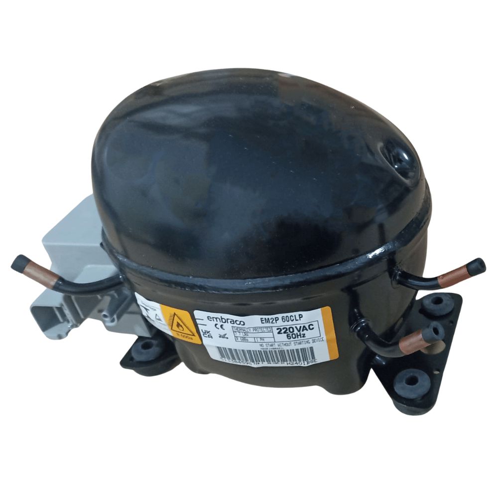 Compressor Embraco Electrolux EM2P60CLP R600a 220V Original - Friolar Peças