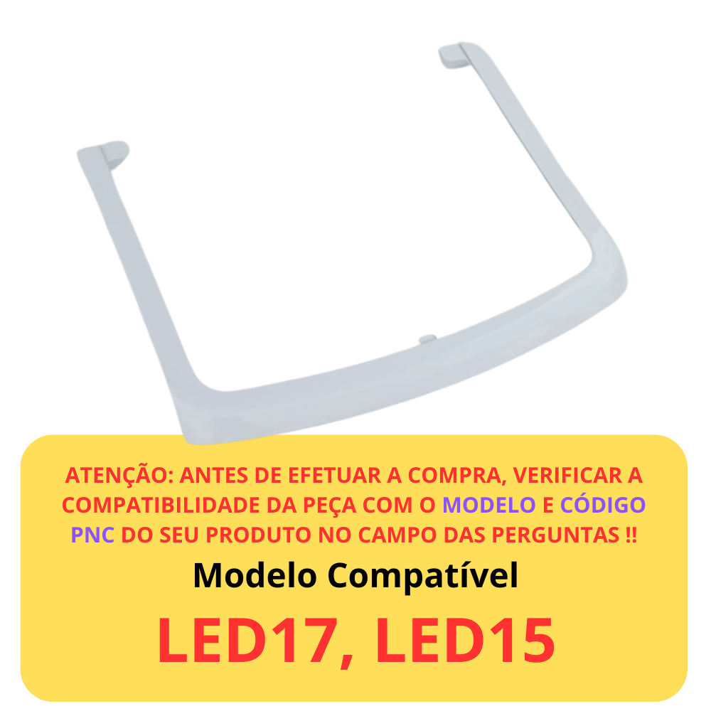 Moldura Tampa Lavadora Electrolux LED15 LED17 A21660501 Original ...