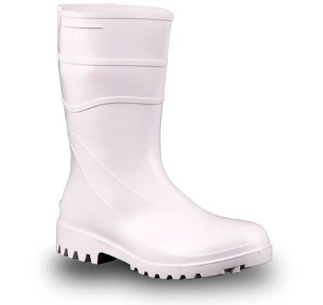 Bota PVC Branca Cano Médio com Forro Bracol CA 37456 - - Clube do EPI ...