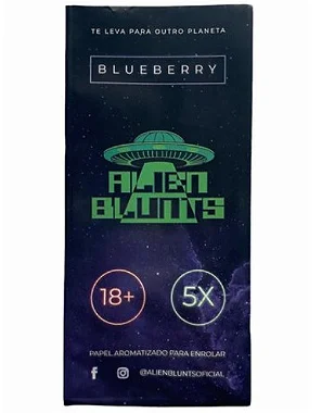 Caixa de Seda Alien Blunt - 25 Saches com 5 Sedas. - Hookah Dream