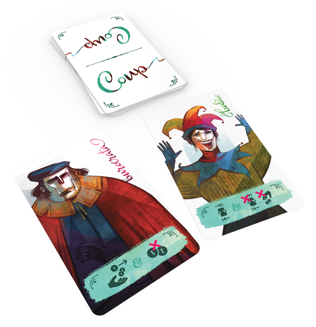 Coup: Bufão & Burocrata - Novas Cartas e Estratégias | Expresso BG ...