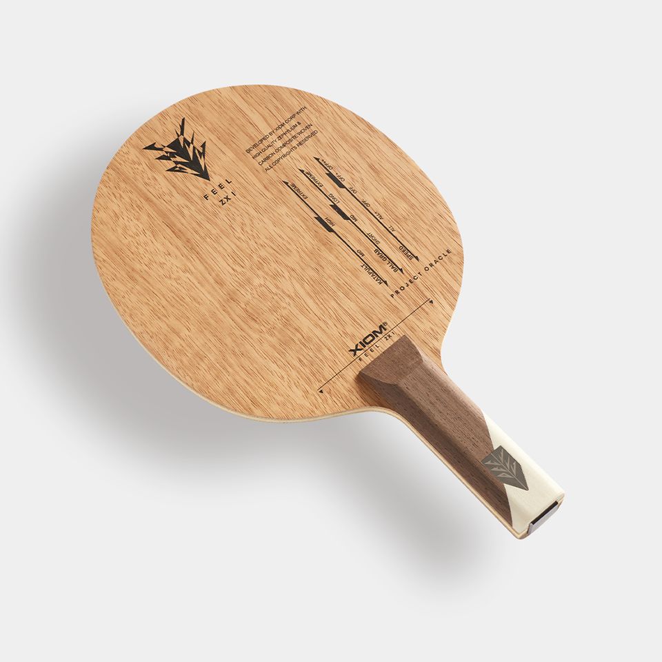 Raquete para tênis de mesa ping pong clássica XIOM modelo FEEL ZX1 - OPERATT | Materiais para ...