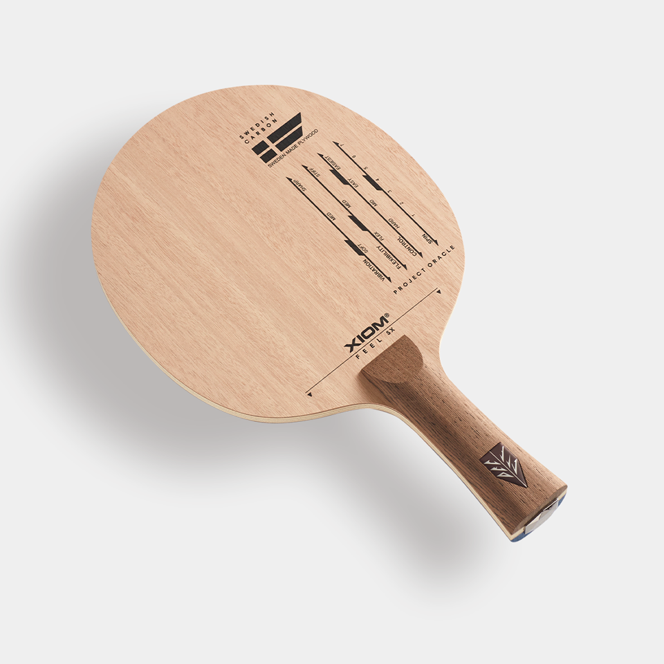 Raquete para tênis de mesa ping pong XIOM modelo FEEL SX - OPERATT | Materiais para Tênis de Mesa