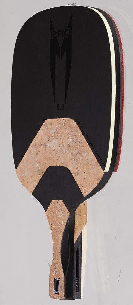 Raquete caneta para tênis de mesa ping pong XIOM modelo M 8.0 P - OPERATT | Materiais para Tênis ...