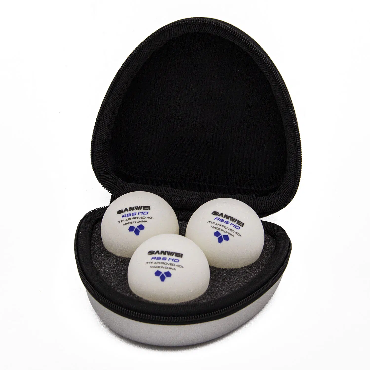 Porta Bolas Rígido SANWEI - Preto - OPERATT | Materiais para Tênis de Mesa