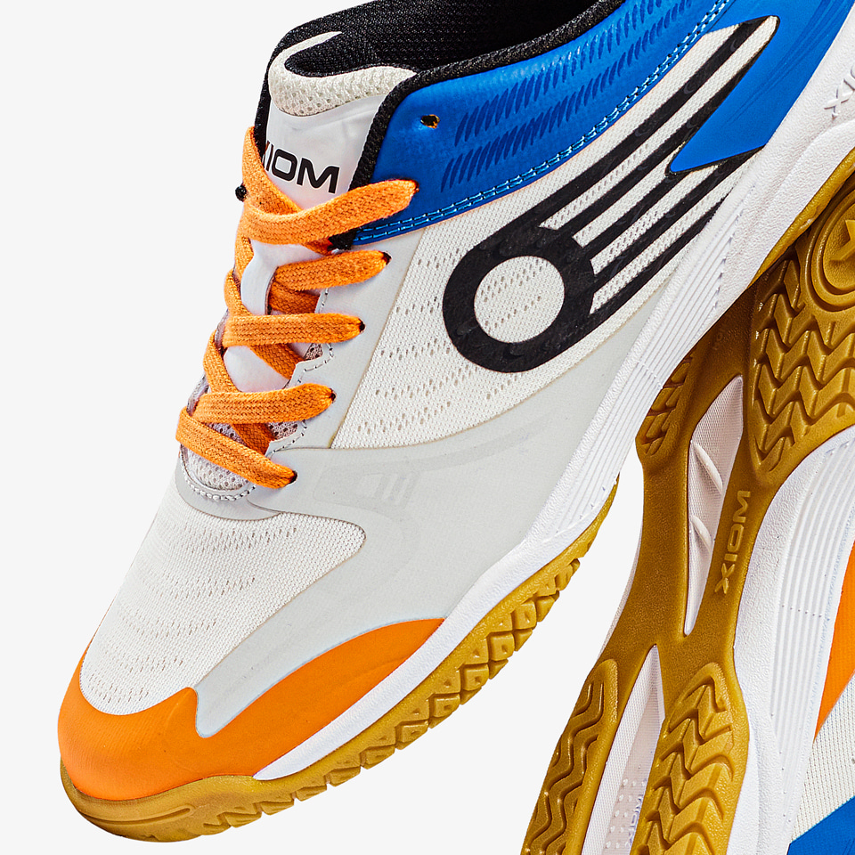 Tênis XIOM - FT Igre 2 Branco / Azul - OPERATT | Materiais para Tênis de Mesa