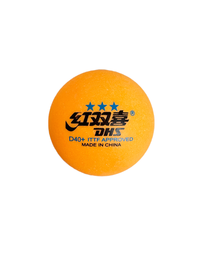 Bola de plástico DHS - D40+ 3 estrelas - Caixa com 10 unidades - Laranja - OPERATT | Materiais ...