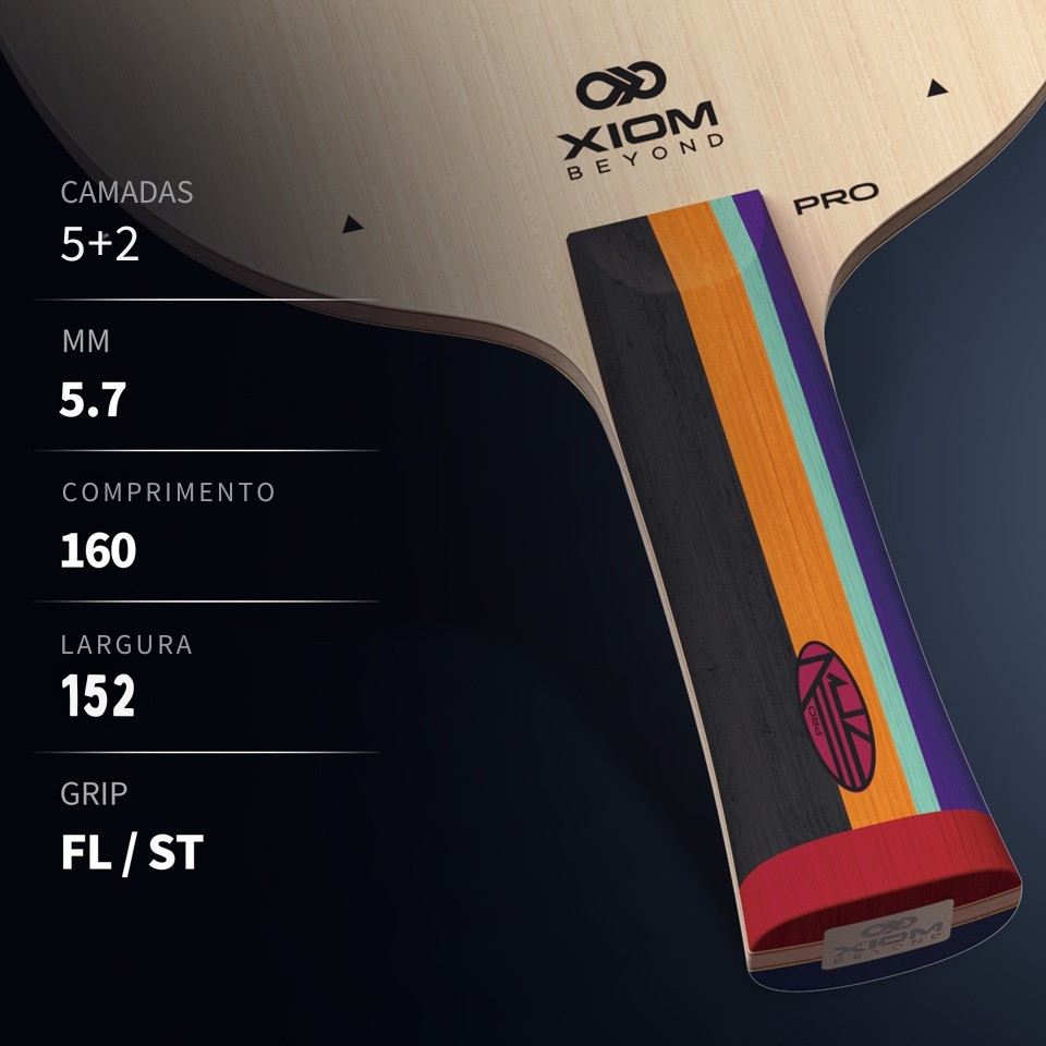 Madeira Clássica XIOM - Cho Daeseong TMX Pro - OPERATT | Materiais para Tênis de Mesa
