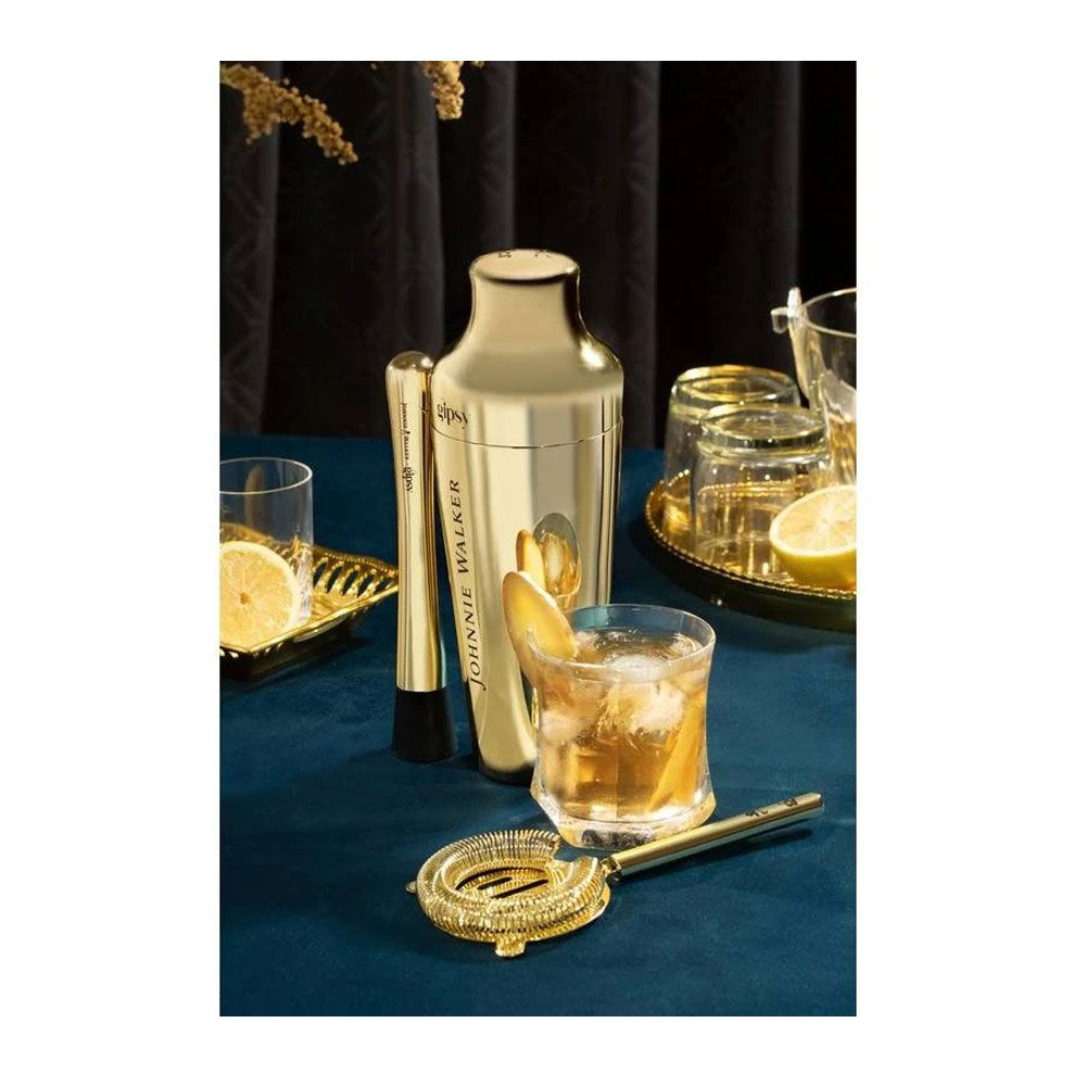 Kit Home Bar 17 Peças Johnnie Walker Gipsy Gold - Giralar - A loja da ...