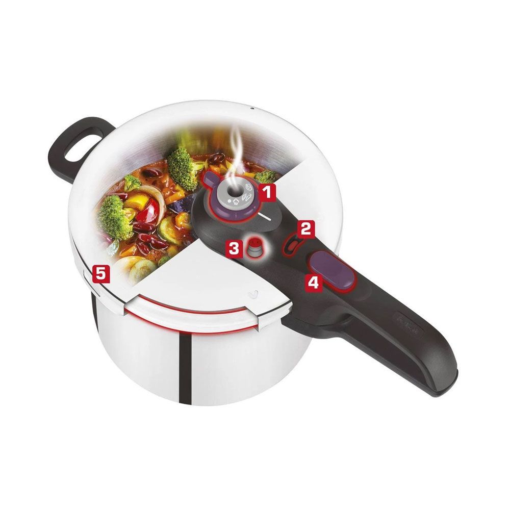 Panela de Pressão de Inox com 8 Litros - Rochedo | Giralar - Giralar ...
