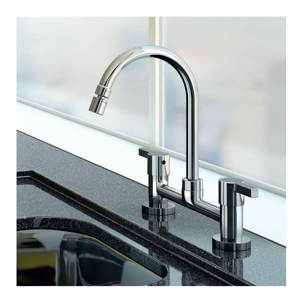 Misturador Para Cozinha De Mesa Bica Alta Chess Docol - Giralar - A ...