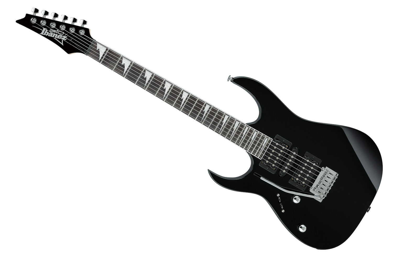 Guitarra Canhota RG GIO Black Night Ibanez GRG170DXL-BKN [F035] - Loja ...