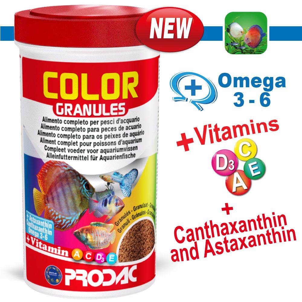 RACAO PRODAC COLOR GRANULES 100G - NEMO BOX